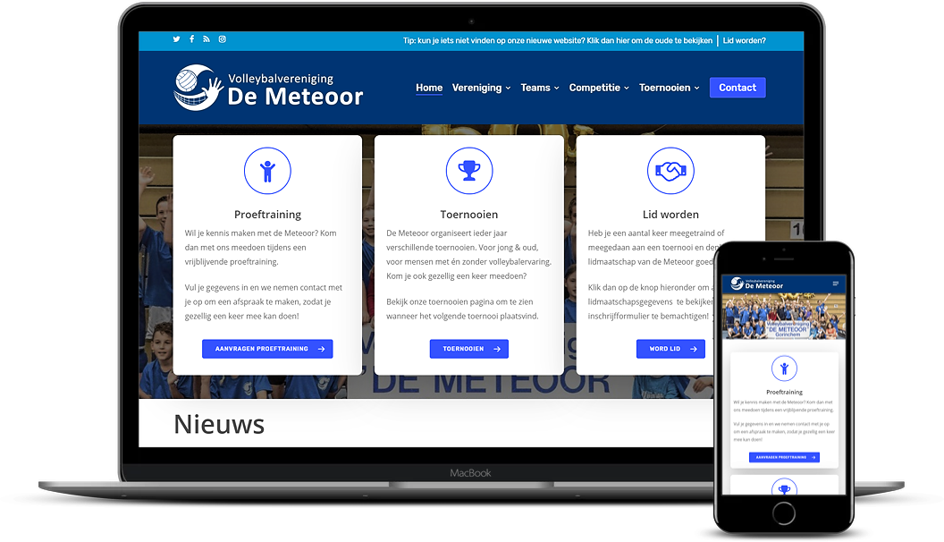 Nieuw seizoen, nieuwe website! – De Meteoor